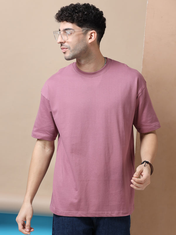 240 GSM OVERSIZE T SHIRT C-20 - LITE PURPLE